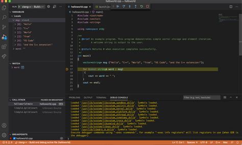 C In Visual Studio Code Reaches Version 1 0 C Team Blog