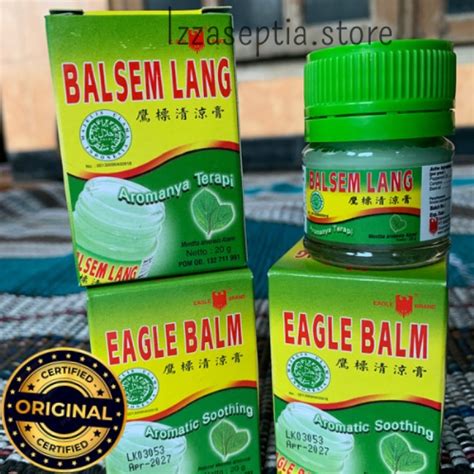 Jual Balsem Lang 20gr Balsem Cap Lang Gosok Pereda Nyeri Otot Hijau