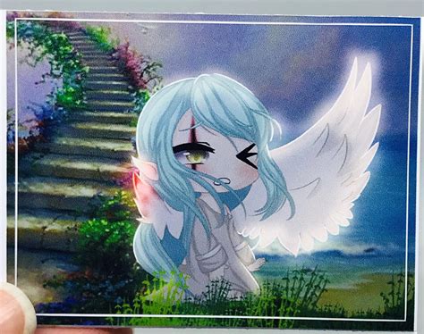 Gacha Broken Wing Angel With Background Gacha Life Art Sticker Etsy