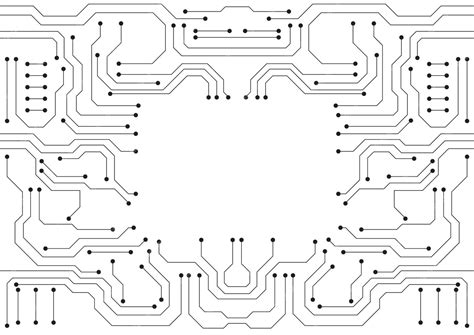 Premium Vector Circuit Technology Background With Hi Tech Digital