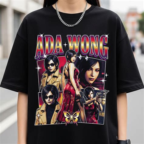 Ada Wong Shirt Resident Evil Graphic Tee Umbrella Corp Spy T Shirt
