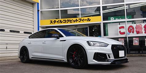 Audi Rs5 B9 White Bc Forged Hca162s Wheel Front