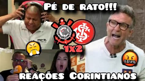 REAÇÕES dos CORINTIANOS na DERROTA CORINTHIANS 1x2 INTERNACIONAL