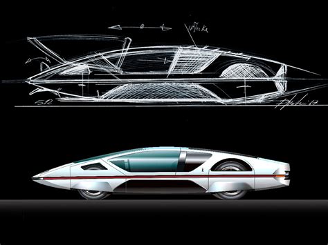Ferrari 512 Modulo Car Body Design