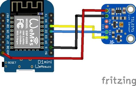Tsl2591 Light To Digital Converter And Esp8266 Example Esp8266 Learning