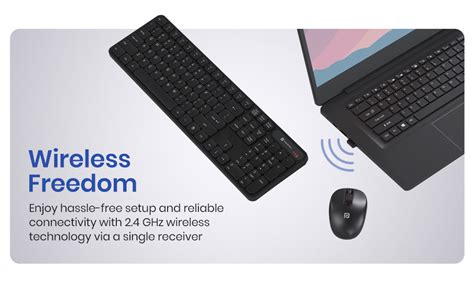 Buy Portronics Key8 Combo Wireless Keyboard And Mouse Set With 2 4 Ghz Wireless
