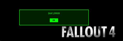 Aaf Error On Start Fallout 4 Technical Support Loverslab