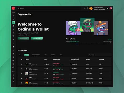 crypto bitcoin wallet dashboard template by extej ui ux design agency