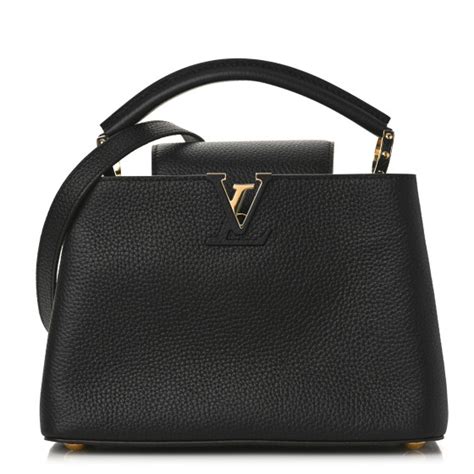 Louis Vuitton Taurillon Capucines Bb Black 1274402 Fashionphile