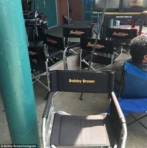 Bobby Brown Poses With Woody Mcclain Who Will Portray Him In New
