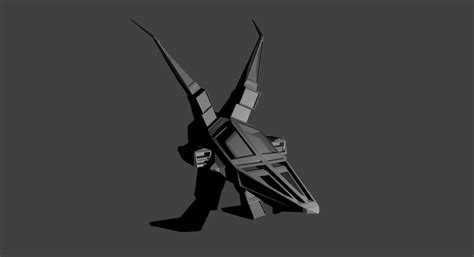Sci Fi Space Fighter 3d Model