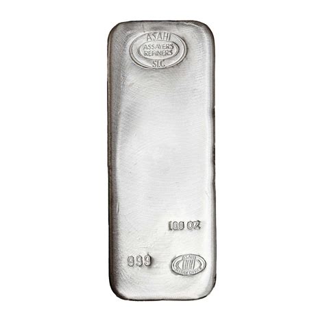100 Ounce Silver Bar 999 Pure Silver Random Design Midwest Coin