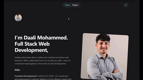 Daali Mohammed On Linkedin Webdevelopment Portfolio