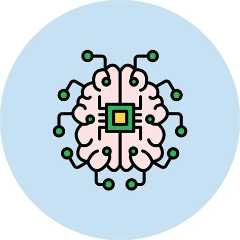 Brain Circuit Vector Icon 33187574 Vector Art At Vecteezy
