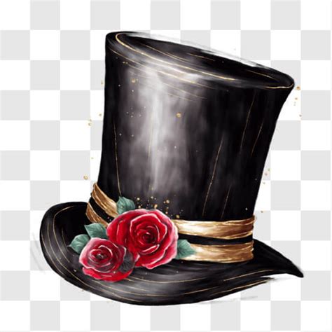 Download Smiling Cartoon Character With Top Hat And White Gloves Png