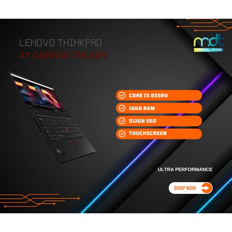 Lenovo Thinkpad X Carbon Th Gen Core I U Ram Gb Gb Ssd Gb Gb Fhd