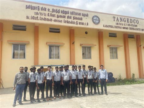 Industrial Visit To The Tneb Kadaperi Substation 110 33kv Hiet