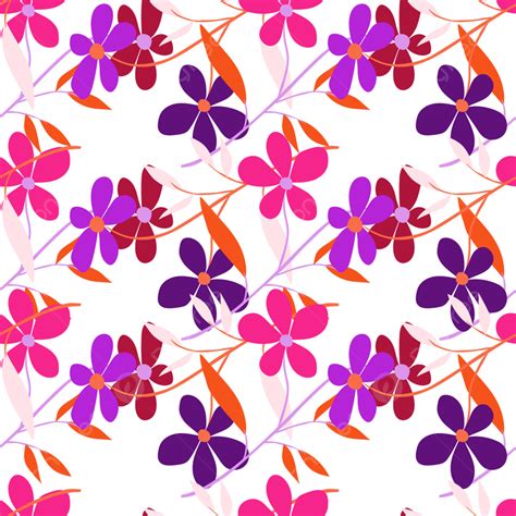 Cute Simple Flower Seamless Pattern Background Flower Seamless