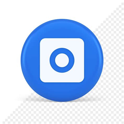 Premium Psd Camera Photo Video Shooting Button Multimedia Content