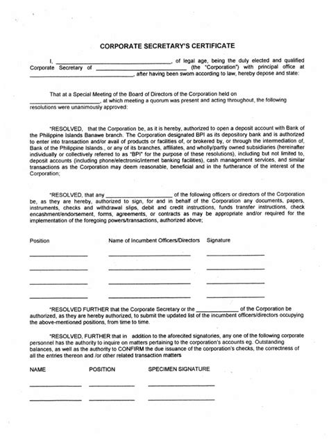 Bpi Sec Cert Template Pdf