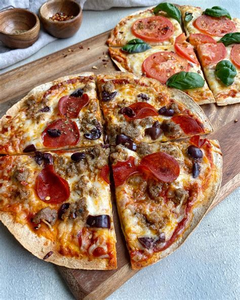 Easy Tortilla Pizzas