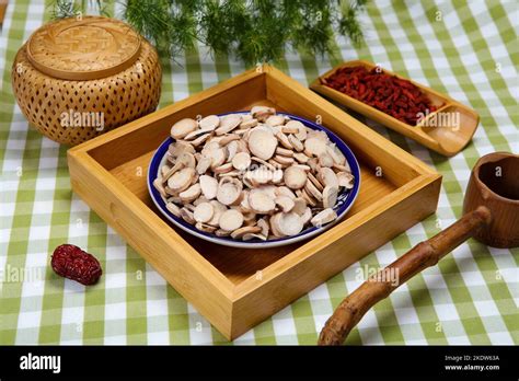 Traditional Chinese Medicine Radix Paeoniae Alba Stock Photo Alamy