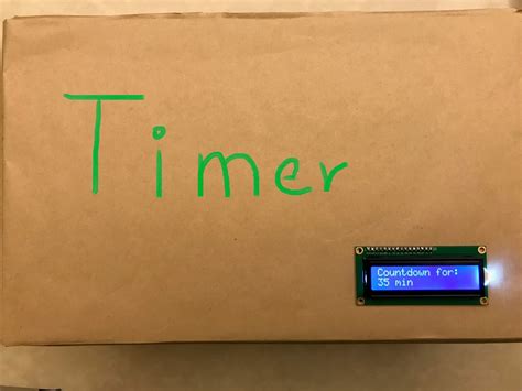 Arduino Counting Timer For Announcement 5 Steps Instructables