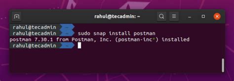How To Install Postman On Ubuntu 2004 Tecadmin