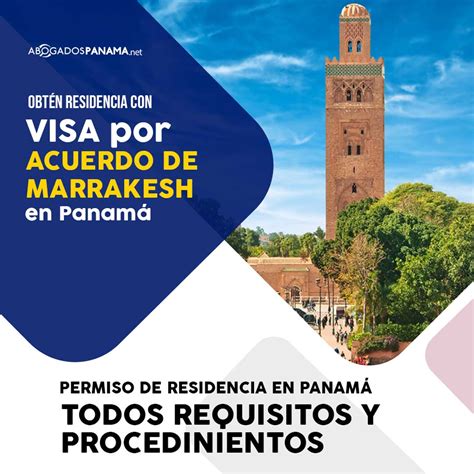 Visa por el acuerdo de Marrakech en Panamá