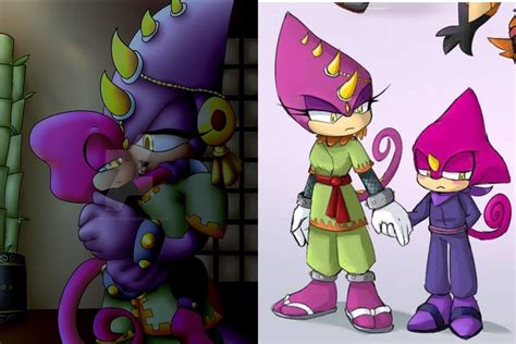 Id Never Think Id Ever See Espio With A Cheeky Smile He Looks Guilty Espio What Did You Do