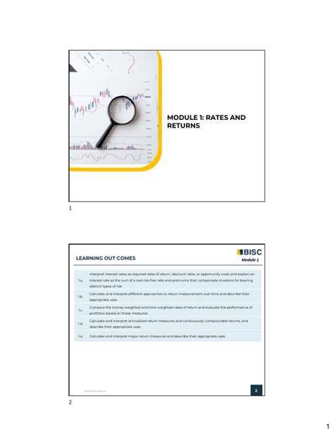 Bisc Cfa1 Slide Quant Pdf Bonds Finance Present Value