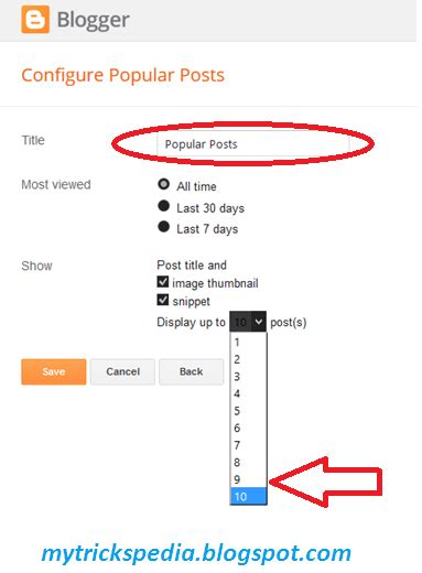 5 Best Popular Posts Widgets For Blogger My Tricks Pedia