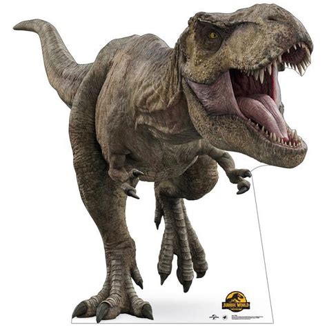59 X 55 In Jurassic World Dominion Cardboard T Rex Cutout Jurassic