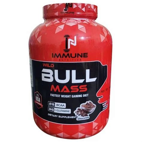 Immune Nutrition Wild Bull Mass Gainer Packaging Type Jar Packaging