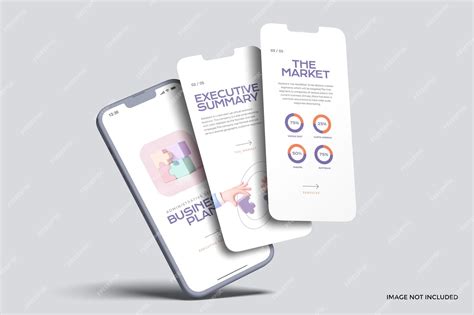 전화 및 화면 Ui Ux 앱 프레젠테이션 목업 프리미엄 Psd 파일