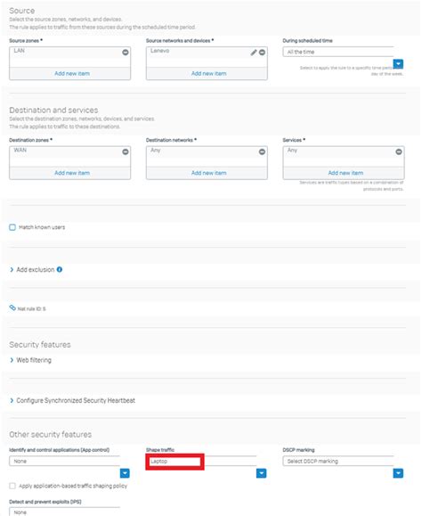 Sophos Firewall How To Configure Qos And Understanding The Conceptual Difference Between The