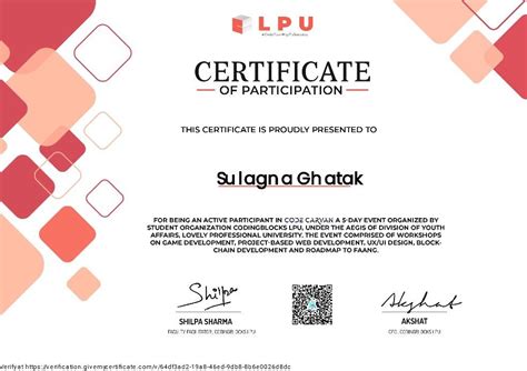Sulagna Ghatak On Linkedin Lpu Codingblocks Soc Dsw