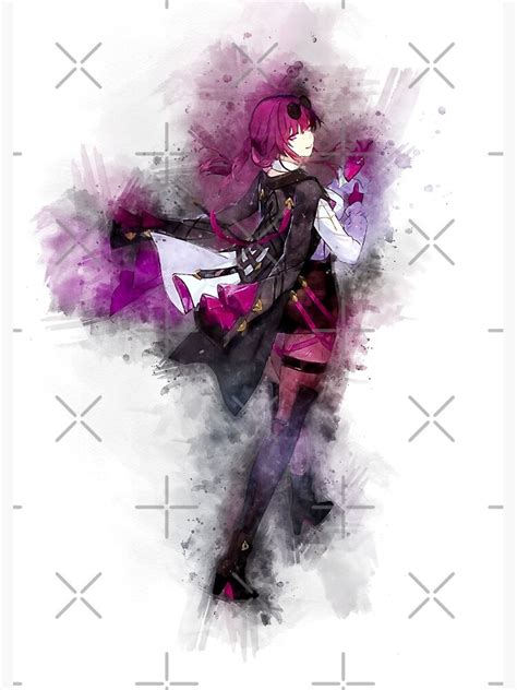 Kafka Honkai Star Rail Watercolor Poster For Sale By