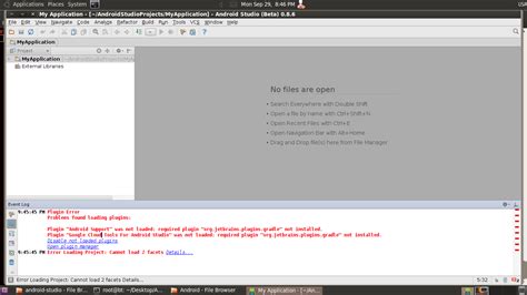 Linux Gradle Project Refresh Failed Cause Error In Opening Zip File