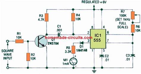 Simple Frequency Meter Circuits Analogue Designs Homemade Circuit Projects