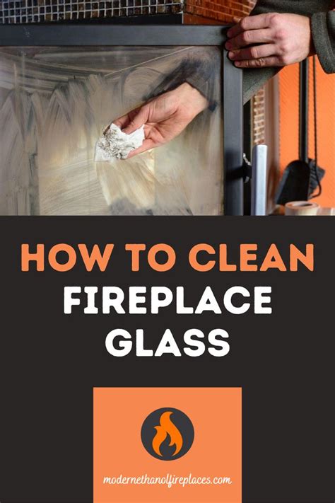 How To Clean Fireplace Glass Clean Fireplace Glass Glass Fireplace