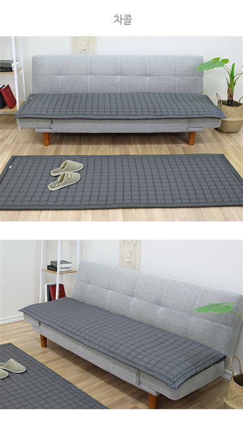 도톰한 사계절 누빔 쇼파패드 소파매트 2인용 3인용 4인용 돌쇼파패드