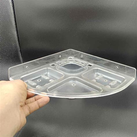 Abs Corner Self Doube Soap With Brush Holder 5 In 1 Tumbler