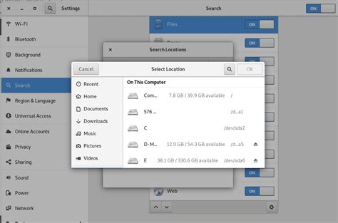 Gnome How To Search Ntfs Drives With Tracker How To Reduce The Load