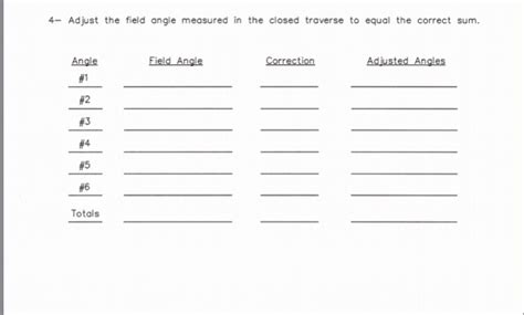 Solved Adjust The Field Angle Measured In The Closed Chegg Com