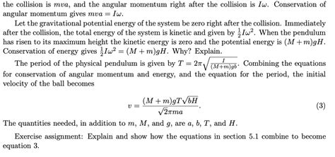 Solved Complete Exercise Assignment Only Using Equations Chegg