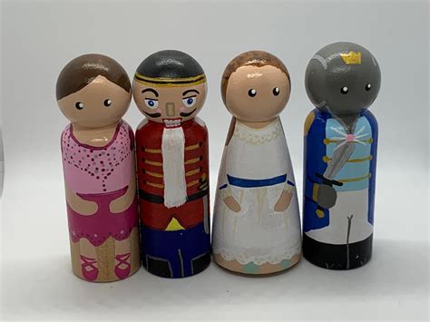 Nutcracker Peg Dolls Etsy