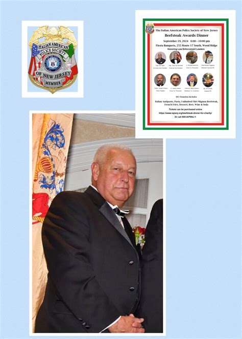 Join The Italian American Police Society Of New Jersey As We Honor Our