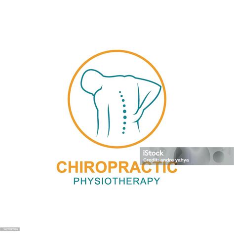 Chiropractic Symbol Vector Icon Design Illustration Template Stock Illustration Download Image