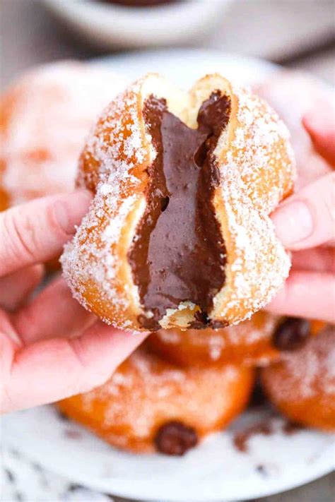 Chocolate Custard Filled Donuts Video Sweet And Savory Meals